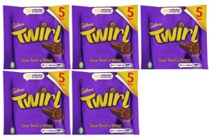 Cadbury Twirl – 5 Pack Milk Chocolate Bars | Makro