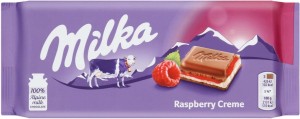 Milka Raspberry Crème Alpine Milk Chocolate Slabs | Makro