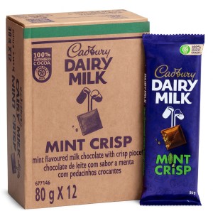 Cadbury Dairy Mint Crisp Milk Chocolate Slabs Milk Chocolate Bars | Makro