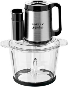 SOKANY 5-in-1 Multi-blade Stainless steel Food Chopper Electric Chopper ...