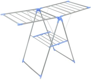 Home Clothes Stand - Washing Line - Foldable Dryer Steel Floor Cloth ...