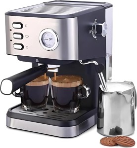 NCM Fully Automatic Espresso & Mocha Coffee Machine with Milk Frother ...