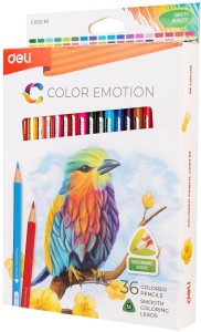 DELI Color Emotion Triangular Shaped Colour Pencil | Makro