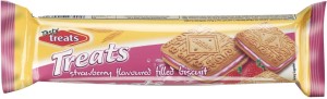 Tasty Treats Strawberry Flavored Biscuits Cream Filled Biscuit | Makro