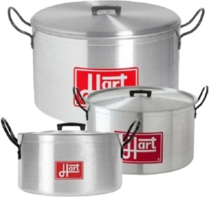 Hart Catering pot 3pc Stainless Steel Cookware Set | Makro