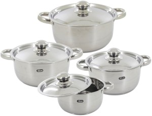 Dolphin 8 Piece Stainless Steel Cookware Set Steel Cookware Set | Makro