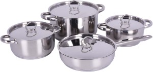 Tissolli 8Pc | Saphire Stainless Steel Cookware Set | Makro