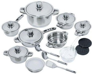 Smte Heavy Bottom Induction Cookware Set Stainless Steel Cookware Set ...