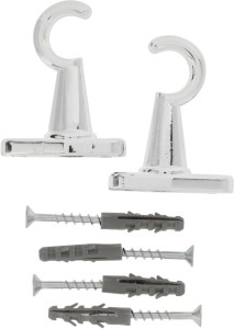 Rufflette Silver Rod Rail Bracket Metal | Makro