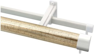 Rufflette Brown Curtain Rods (300 cm x 6 cm) | Makro