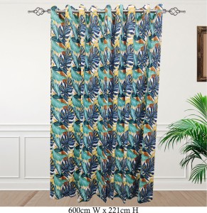 Matoc Designs 221 cm (7 ft) Blends Room Darkening Window Curtain | Makro