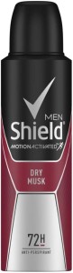 Shield Motion Activated Dry Musk Deodorant Spray - For Men | Makro