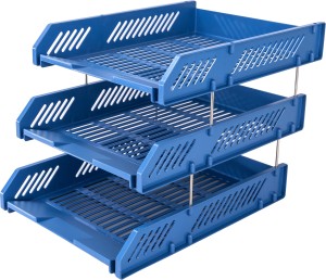 Deli 3 Compartments Plastic File Tray | Makro