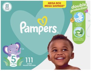 Pampers Mega Box Double Protection Tape Diapers - S | Makro