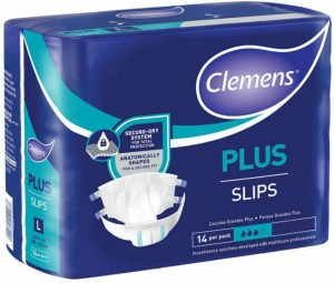 Clemens Plus (Blue) Slips Adult Diapers - XXL | Makro