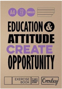 Croxley Exercise Book A4 Notebook Unruled | Makro