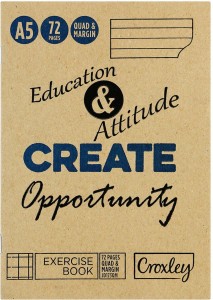 Croxley Exercise Book A5 Notebook Quad | Makro