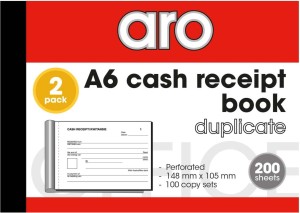 Aro Receipt Book A6 Cash Memo Feint | Makro