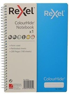 Rexel A5 Feint Ruled Perforated Notebook A5 Notebook Feint Ruled | Makro