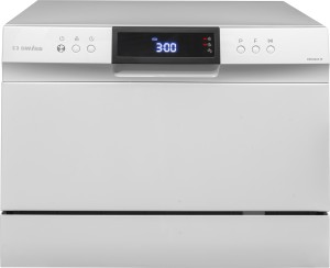 Swiss Appliances 6 Place Settings Countertop Dishwasher DW3202A-W ...
