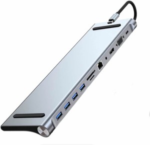 Andowl Multifunctional Type-C 11 In 1 Adapter Hub Docking Station For ...