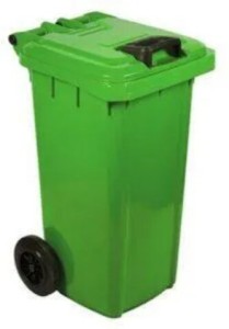240L Green Wheelie BIn Green(SABS Approved) SABS240LG Plastic Dustbin ...
