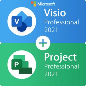 Microsoft Project 2021 Professional + Visio 2021 Professional Bundle | Makro
