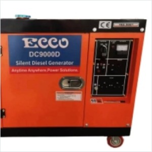 ecco 7KW / 8.75KVA Silent Diesel Generator Single Phase & 4x Pocket ...