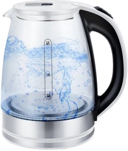 condere 2.0L Glass Kettle with Fast Heating, Auto Shut-Off& Boil Dry ...