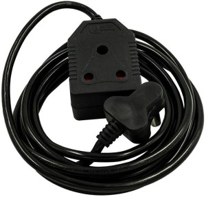 UNITED ELECTRICAL 3 Metre Extension Cord Black 10 Amp Power Plug | Makro