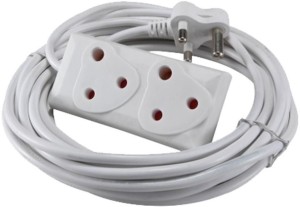 lilhe 5m Extension Cord With A Two-Way Multi-Plug Extension Lead Power ...