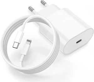 ML 20W PD Fast Charger For iPhone with USB-C to Lightning Cable Two Pin ...