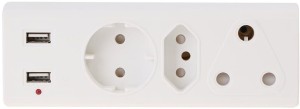 3 Way USB Multi-Plug NA 16 A C Socket | Makro