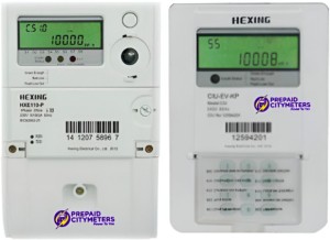 Hexing Single Phase Split HXE110-P meter with CIU EV-KP 10 A Smart ...