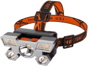 GENERIC 5 LED Headlamp Rechargeable with Built in Battery Strong Light ...