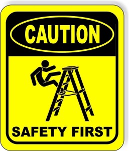 SIGNS Caution Safety First 29cm x 29cm Emergency Sign | Makro