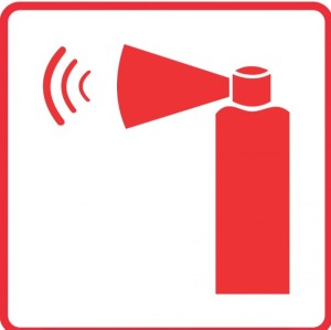 Shaya Fire Air Horn Emergency Sign | Makro