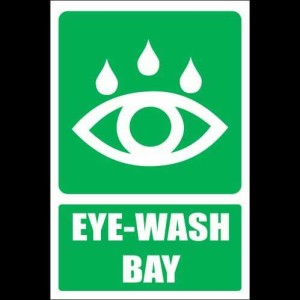 sign Eye Wash Bay Sign 29cm x 29cm Emergency Sign | Makro