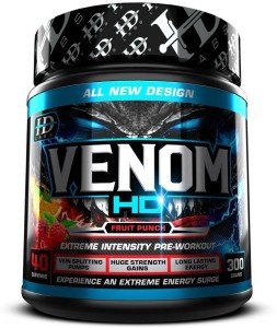 HD Labs Venom-HD Fruit Punch Pre-workout Nutrition Drink | Makro
