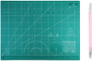 uuname Large A2 Cutting Mat A2 Green Mat Rotary Cutting Mat Plus 1 Craft Knife Pen Engraving ...