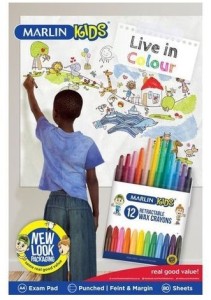 Marlin A4 Exam Pad 80-Sheets Punched - 3 Pack Examination Pad | Makro