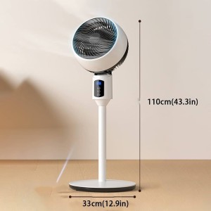 Condere 9 air circulation fan A+ 33 mm Touch Controll 3 Blade Pedestal ...