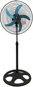 Ecco 18" stand fan A 30 mm Silent Operation 5 Blade Pedestal Fan | Makro