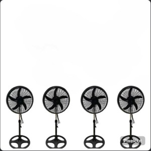 Zids & Rizs 4 pack fans A+ 457 mm 5 Blade Pedestal Fan | Makro