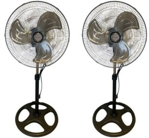 Istar Istar Pack of 2- 18" Energy Saving Floor Stand Fan 60W A 457.2 mm ...