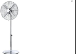 Logik Chrom Pedestal Fan 40cm Logik_ Chrome 40cm A+ Pedestal Fan | Makro