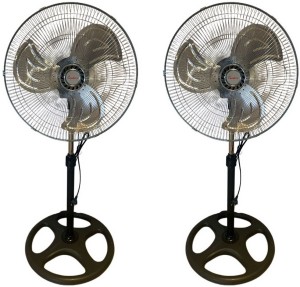 Goods For All Ecco Set of Two 18" Stand fan A 33 mm 3 Blade Pedestal ...