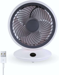 MHC 6" USB desk Mini Tilting Desktop Cooling Fan A 5 Blade Table Fan ...