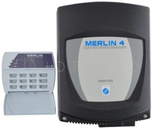 Nemtek Merlin 4J Energizer Including Keypad UV stabilised plastic Fence ...