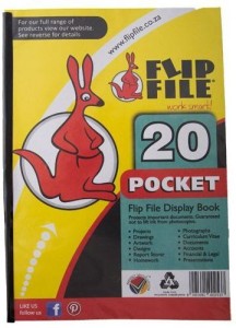 FLIP FILE PVC DISPLAY BOOKS KANGAROO A4 20 POCKET FILE FOLDER | Makro